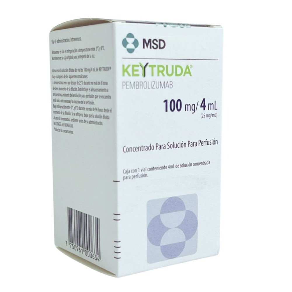KEYTRUDA, PEMBROLIZUMAB 100 mg/4mL (25mg/mL)